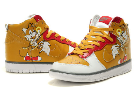 Cartoon Shoes ,Cartoon Nike Dunks ,Adidas ,Converse: Tails By Sonic The ...