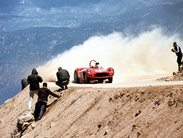 Just A Car Guy: Ak Miller in the Cobra Kit Special on Pikes Peak, 1964