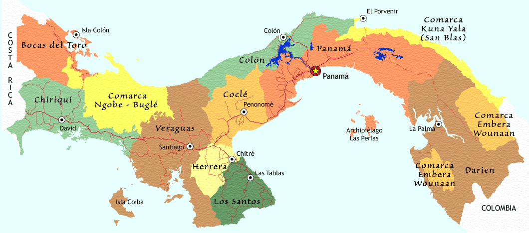 MAPAS DO PANAMÁ