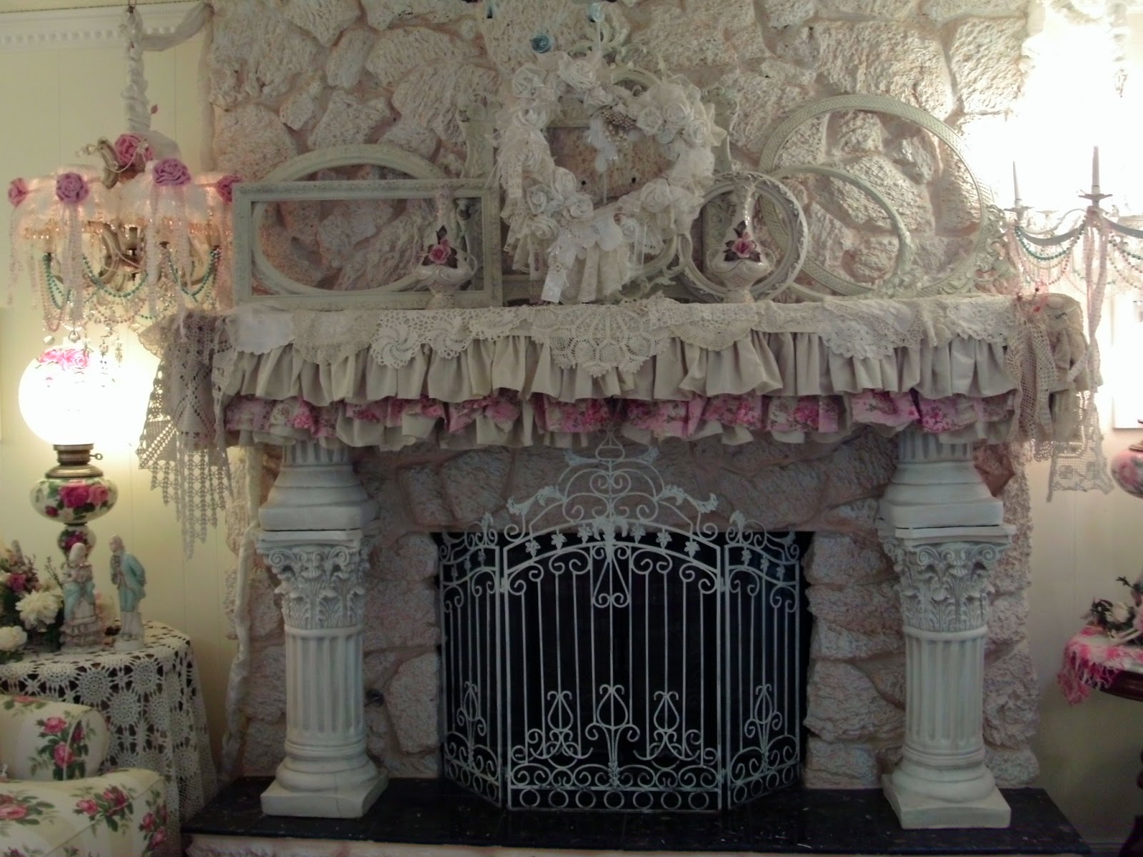 Penny's Vintage Home: Romantic Mantle