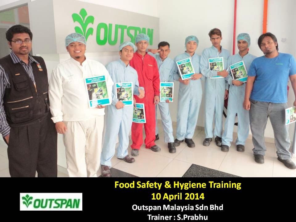 prabhu the trainer: Food Safety and Hygiene Training For OUTSPAN ...