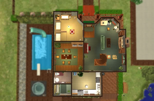 Twoflower's Sims 2 Lots: 130 Sim Lane