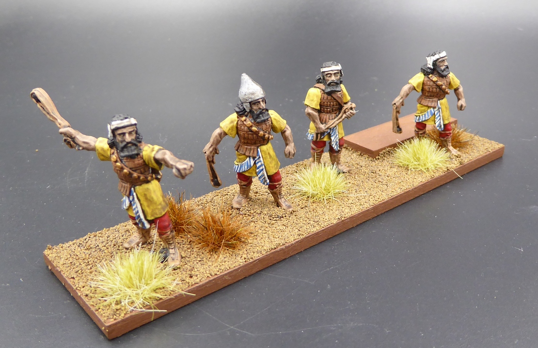 Palouse Wargaming Journal: Assyrian Slingers in 25mm