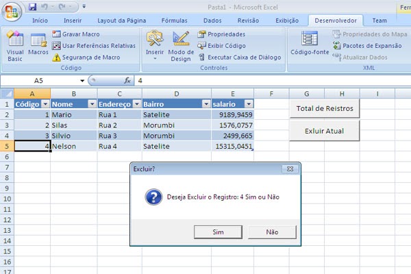 Excel VBA E Project VBA Como Excluir O Registro Atual Em VBA Excel VBA E Project VBA Como Excluir O Registro Atual Em VBA