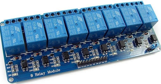 Relay 8 Channel 5V Arduino - Aksesoris Komputer Lampung