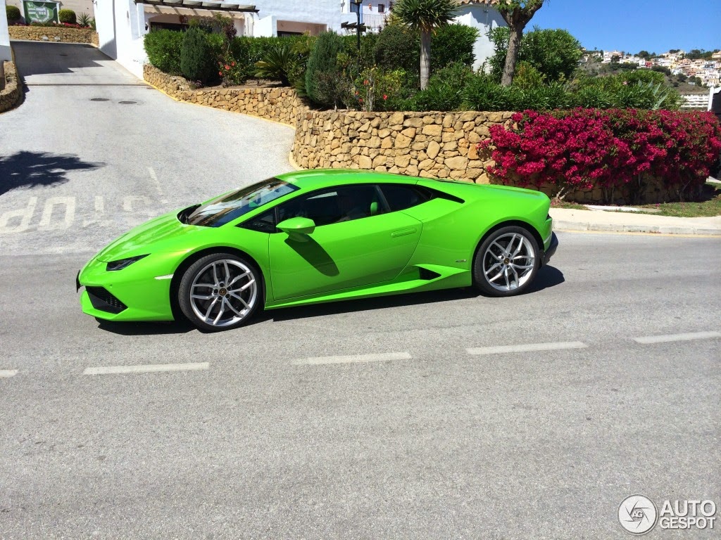 The Gear Shift: Lamborghini Huracan with Verde Mantis paint spotted in ...