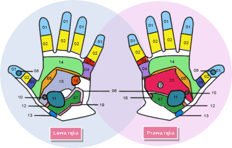 ZDROWIE I URODA W TWOICH RĘKACH: Refleksologia dłoni.