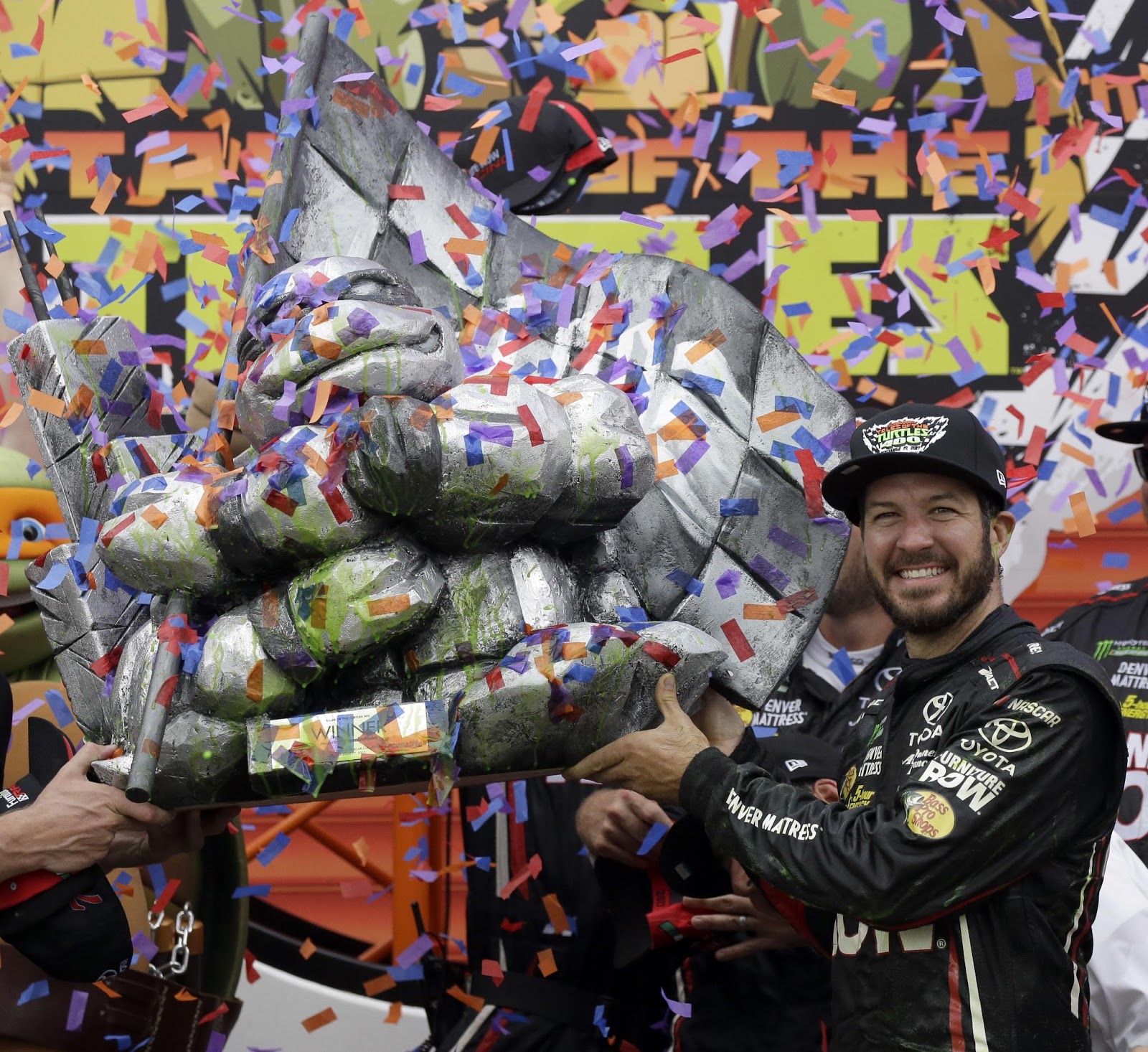 NickALive!: Double Dare! Martin Truex Jr. Slimes The Field, Winning ...