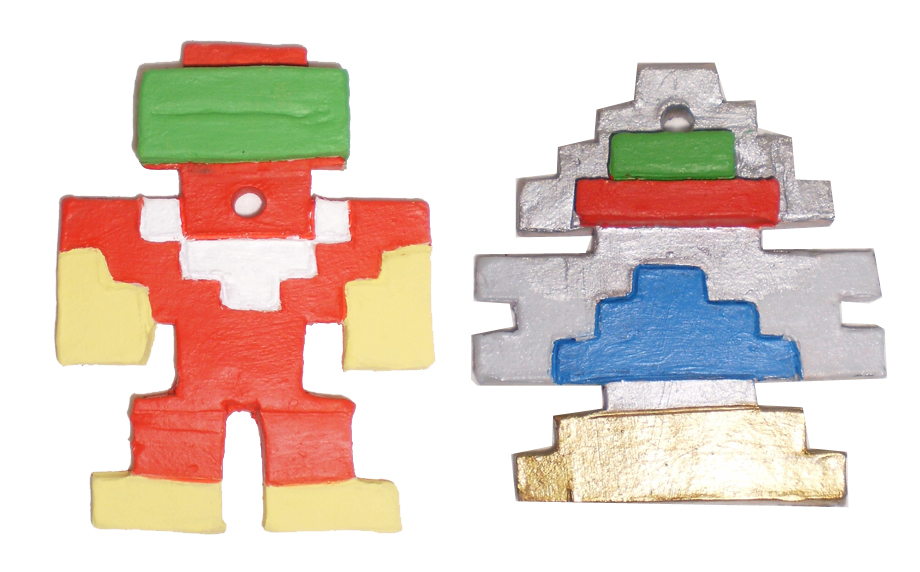 Aberrant Ceramics: More Robotron Ornaments