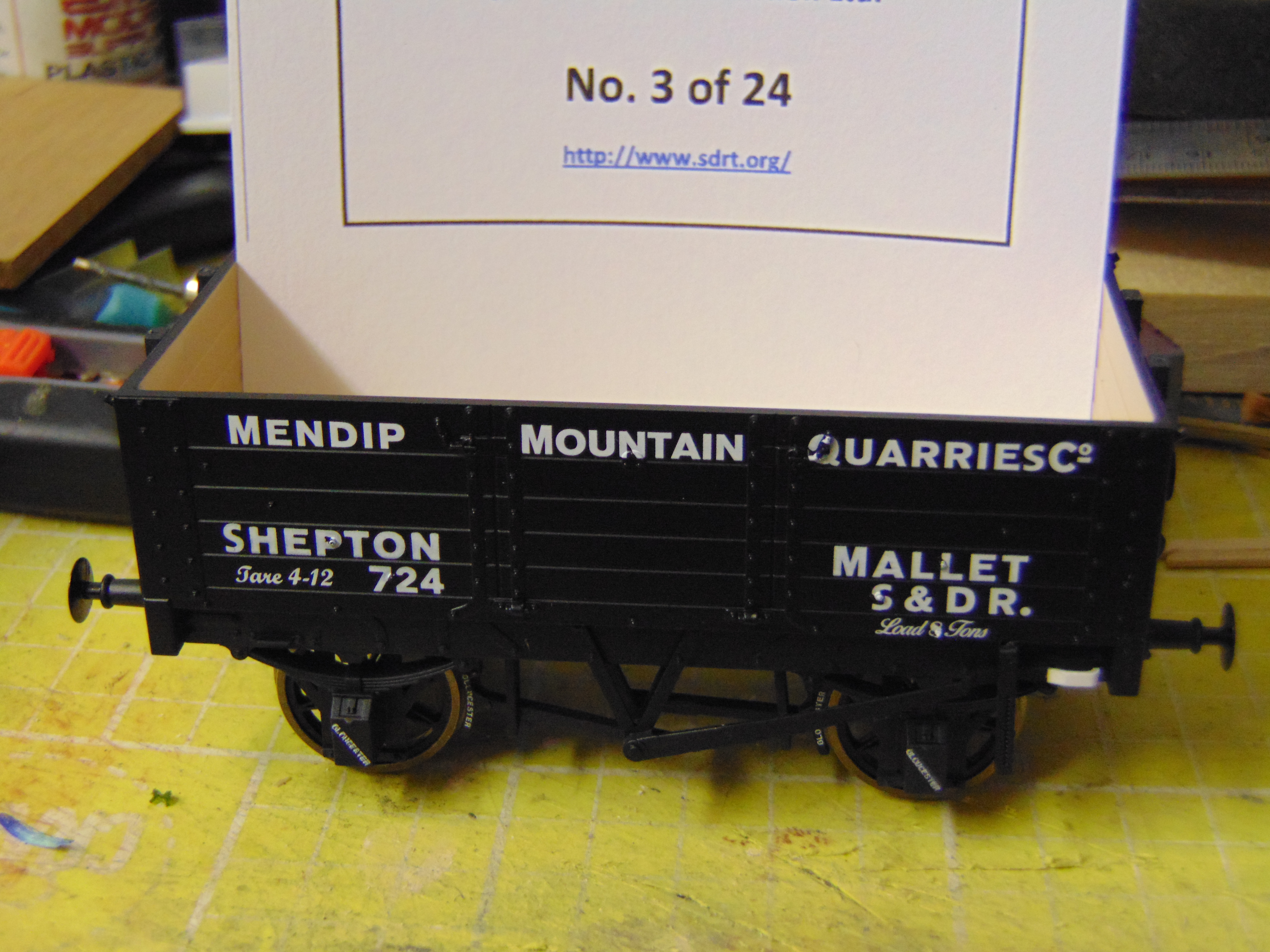Dorset Railway Modelling: S&D Railway Trust Limited 0 Gauge Wagon.