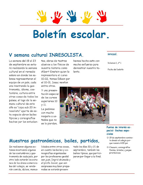 publicaciones publisher: boletin informativo