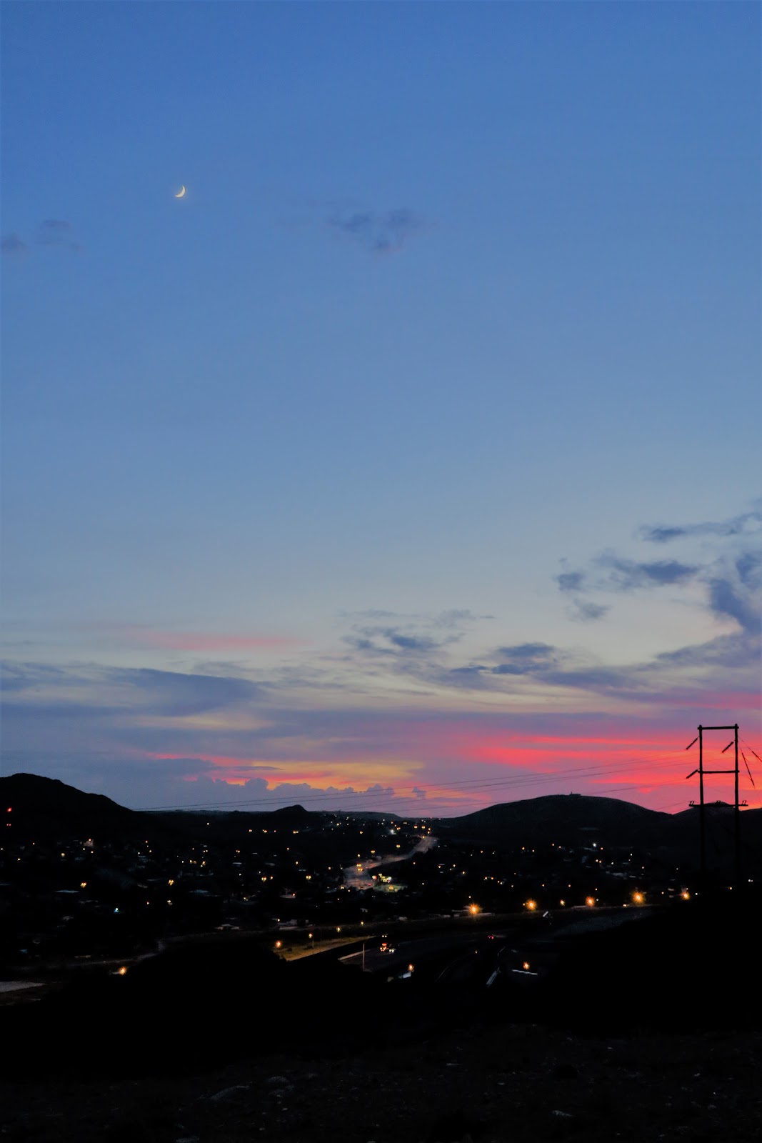 Living Rootless: El Paso: Sunset Over Juárez