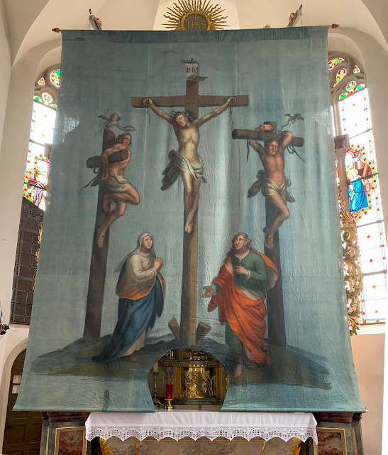 Lenten Veils Discovered in Church Attic and Restored ~ Liturgical Arts ...