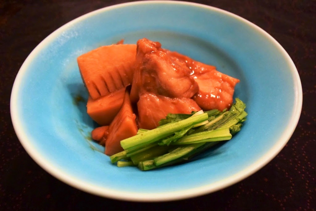 Recipes for Tom: Menuke to takenoko no nitsuke / rock cod and bamboo ...