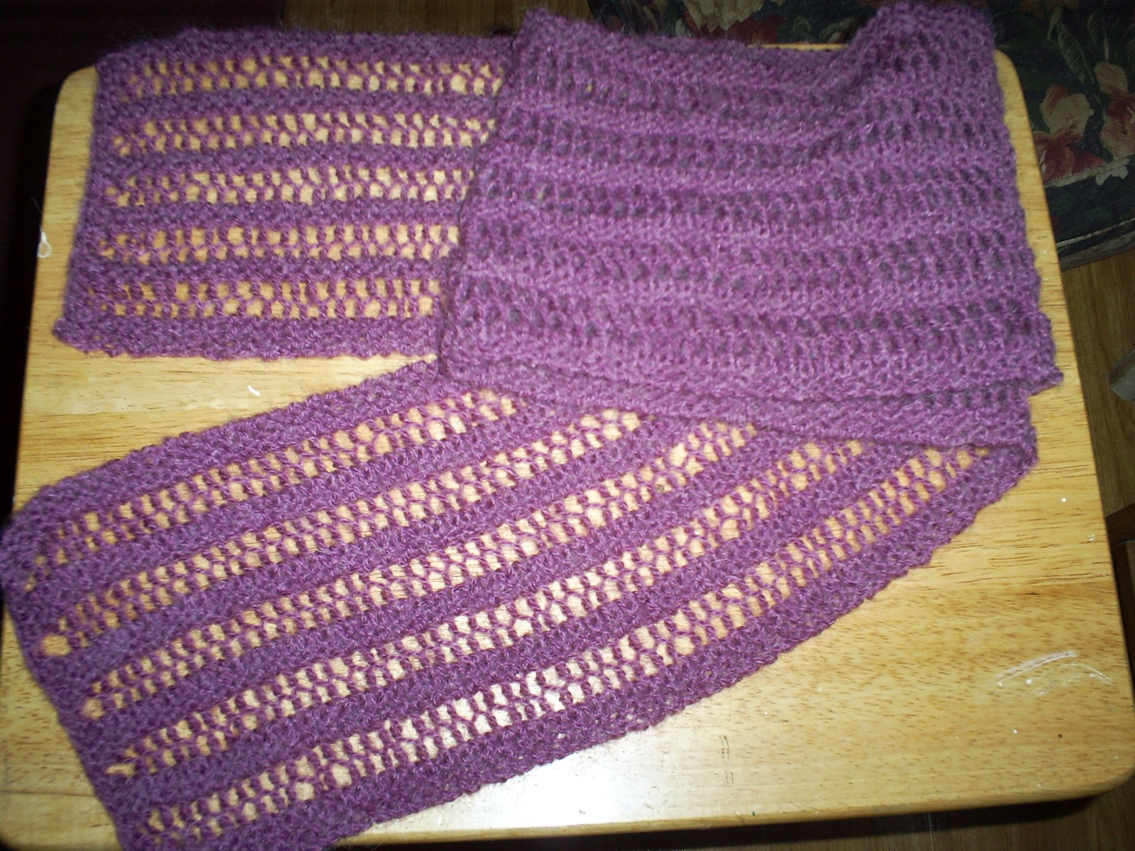 Crochet Forever: One Row Reversible Scarf