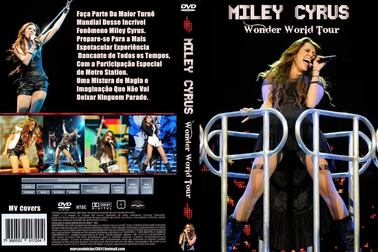Miley Cyrus Wonder World Tour - .:: EXPLOSÃO CAPAS ::. O Site de Capas ...