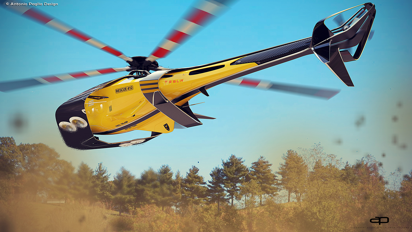 ap design: Tesla Model H - Helicopter