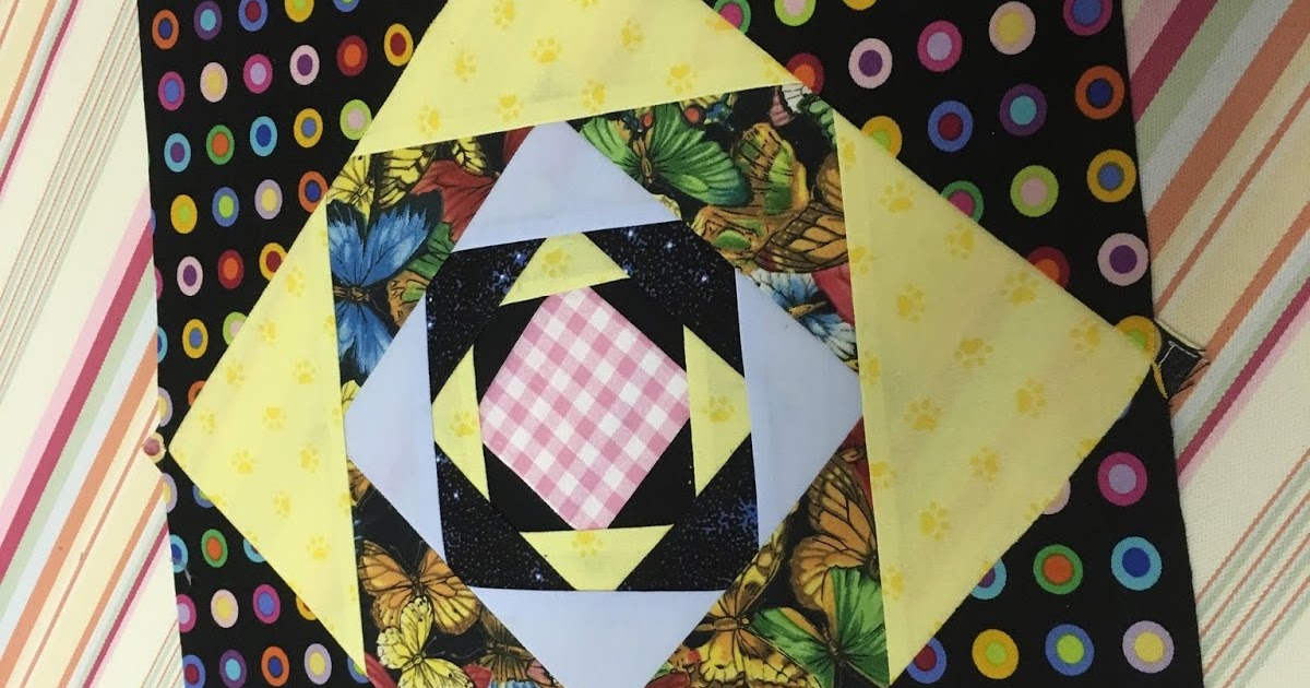Tammy's Craft Emporium: Exploding Blocks quilt - great scrapbuster.