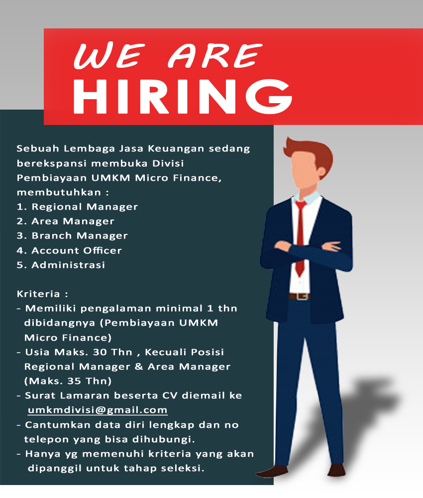 Info Loker Medan Terbaru diPerusahaan Pembiayaan / Finance - MedanLoker ... Info Loker Medan Terbaru diPerusahaan Pembiayaan / Finance - MedanLoker ...