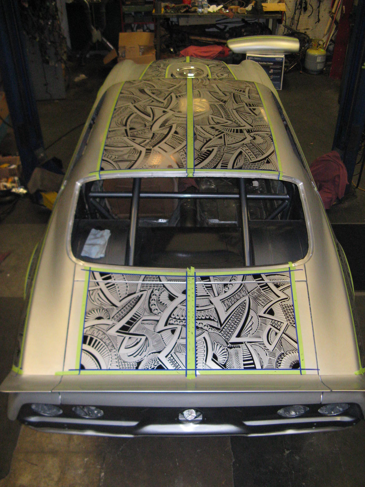 Pinstripe Chris: The Sharpie Pro Street Camaro Part 5