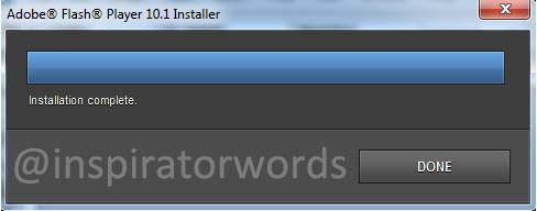 Adobe flash player 10-1 installation - dasdaddy