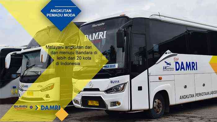 Tarif Damri Bandara 2021 (Harga Tiket Terbaru) Lengkap - Bus Damri