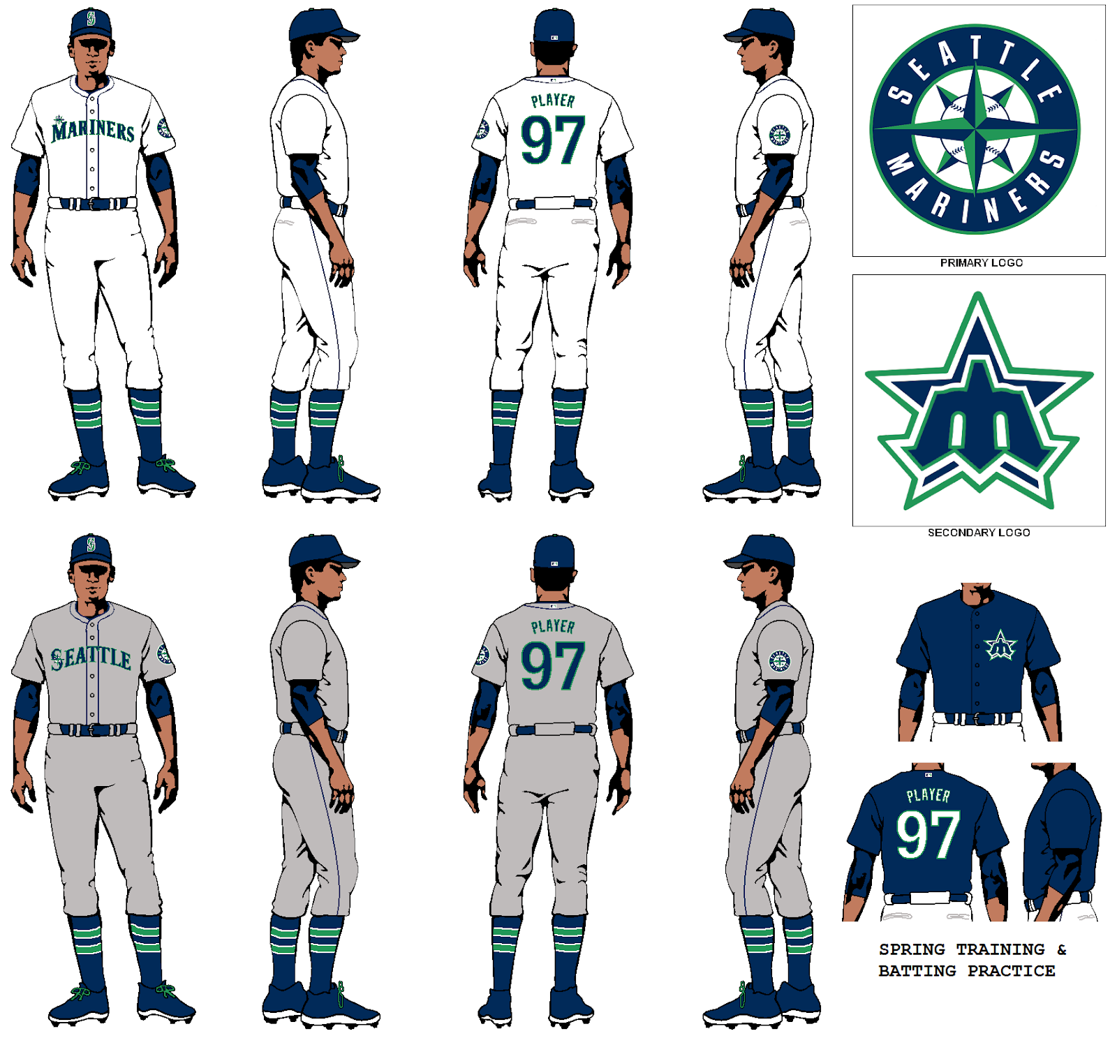 sports unis: MLB Uniforms