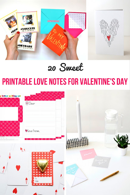 Printable Love Notes for Valentine's Day - This Is Tisa