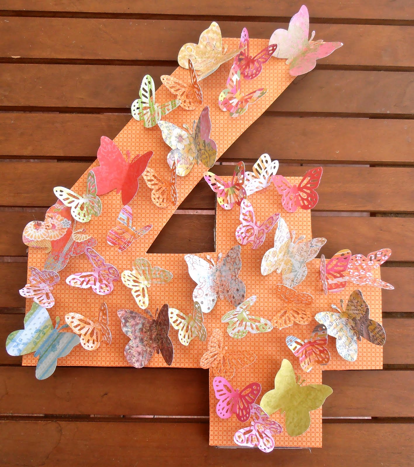 Giggleberry Creations!: Butterfly Party - Number Wreath!