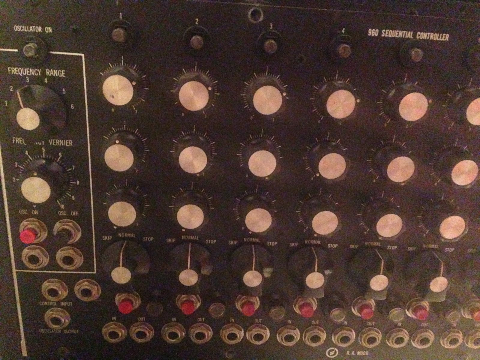 MATRIXSYNTH: Tangerine Dream's Edgar Froese RA Moog Modular Sequencer ...