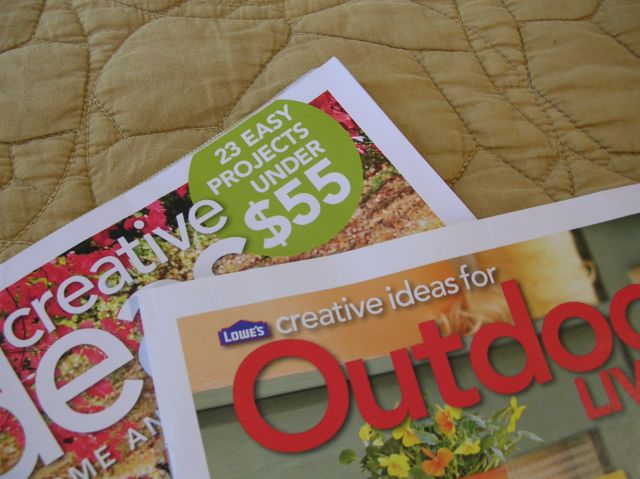 ORDINARY MOMMY DESIGN: Lowe's Creative Ideas Magazines.