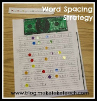 Classroom Freebies Too: Teaching Students to Space Between Words