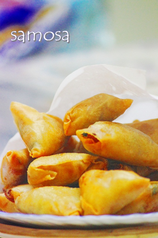 Catatan harian dunia masakan: samosa kentang berdaging