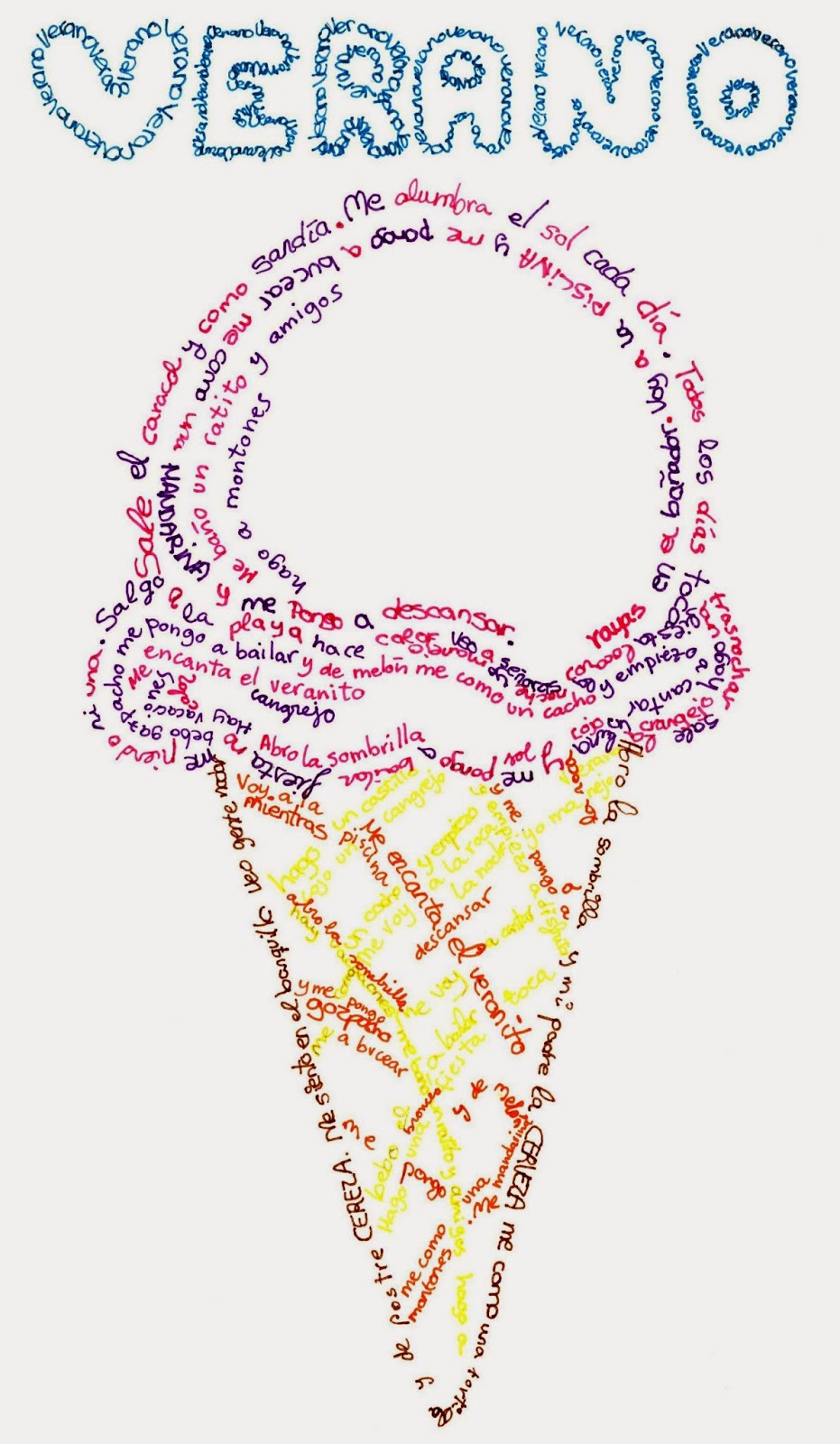 ESTAMOS HECHOS UNOS ARTISTAS - CEIP CUARTILLO: CALIGRAMAS