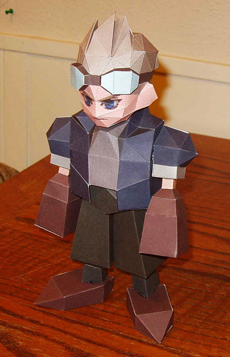 Final Fantasy VII: Cid Highwind Papercraft | Paperized Crafts