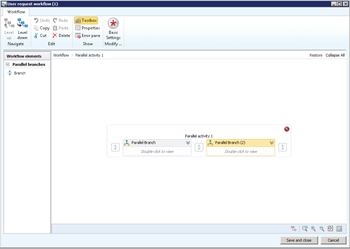 Microsoft Dynamics AX/365: Configure a Parallel Activity