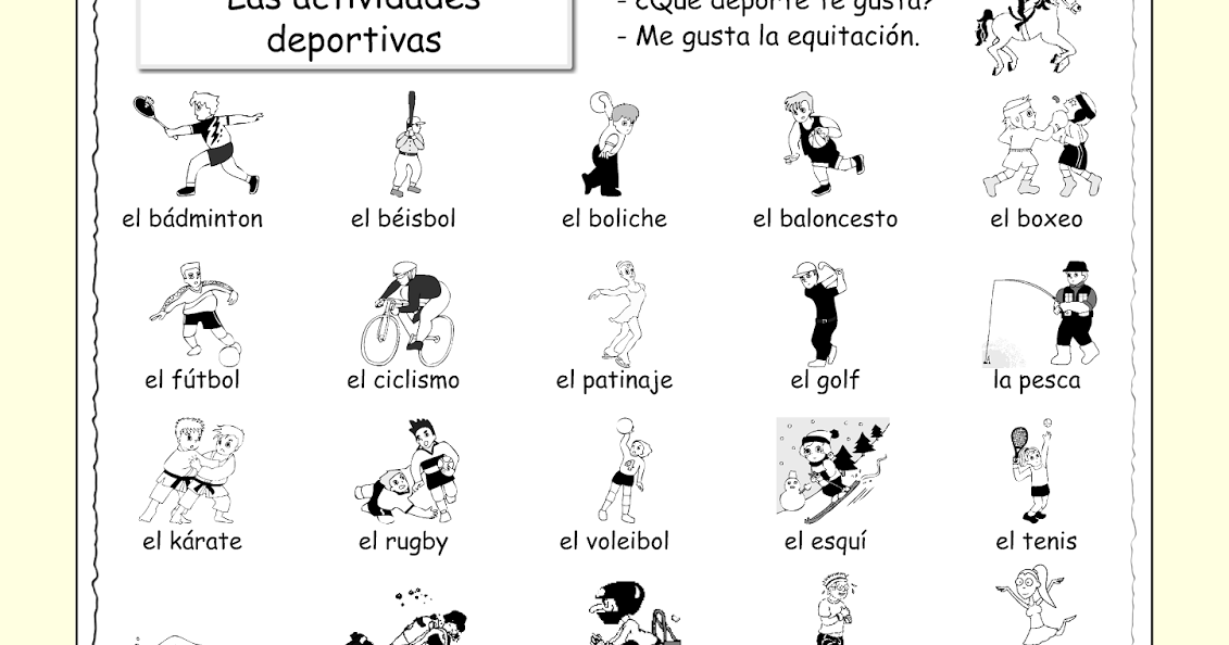 Actividades y pasatiempos