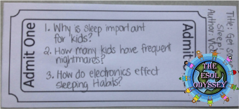 The ESOL Odyssey: ELL Strategy: Admission Slips