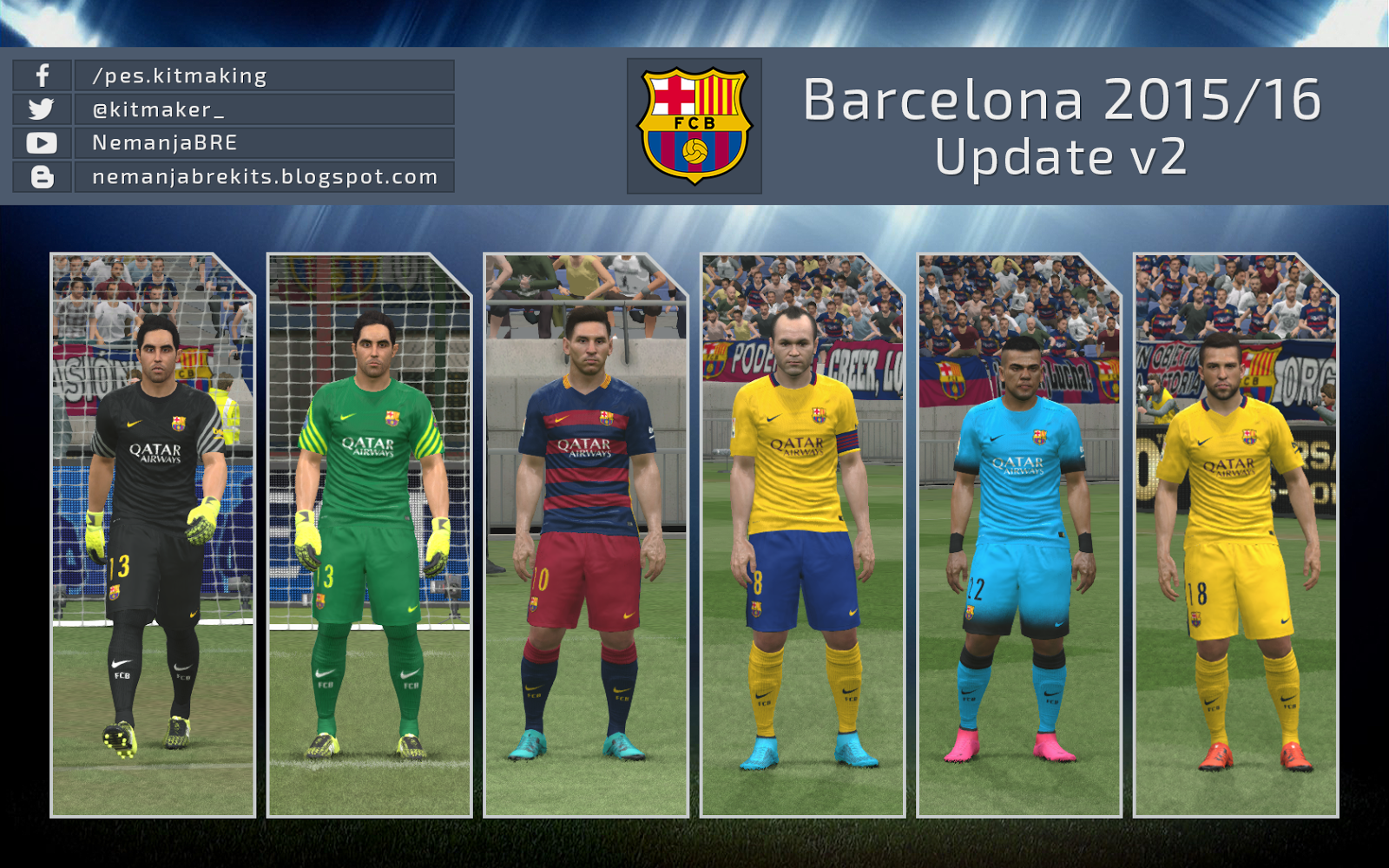 NemanjaBRE Kits: Barcelona 2015-16 GDB - Update v3
