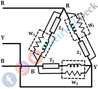 Three Wattmeter Method of Three Phase Power Measurement - its Disadvantages