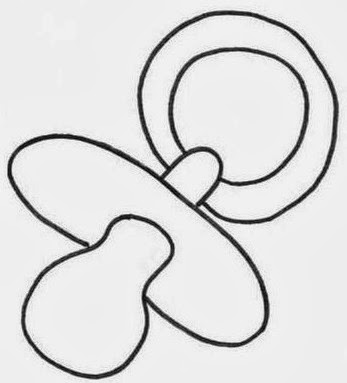 Escola Dominical Infantil: Molde: Chupeta