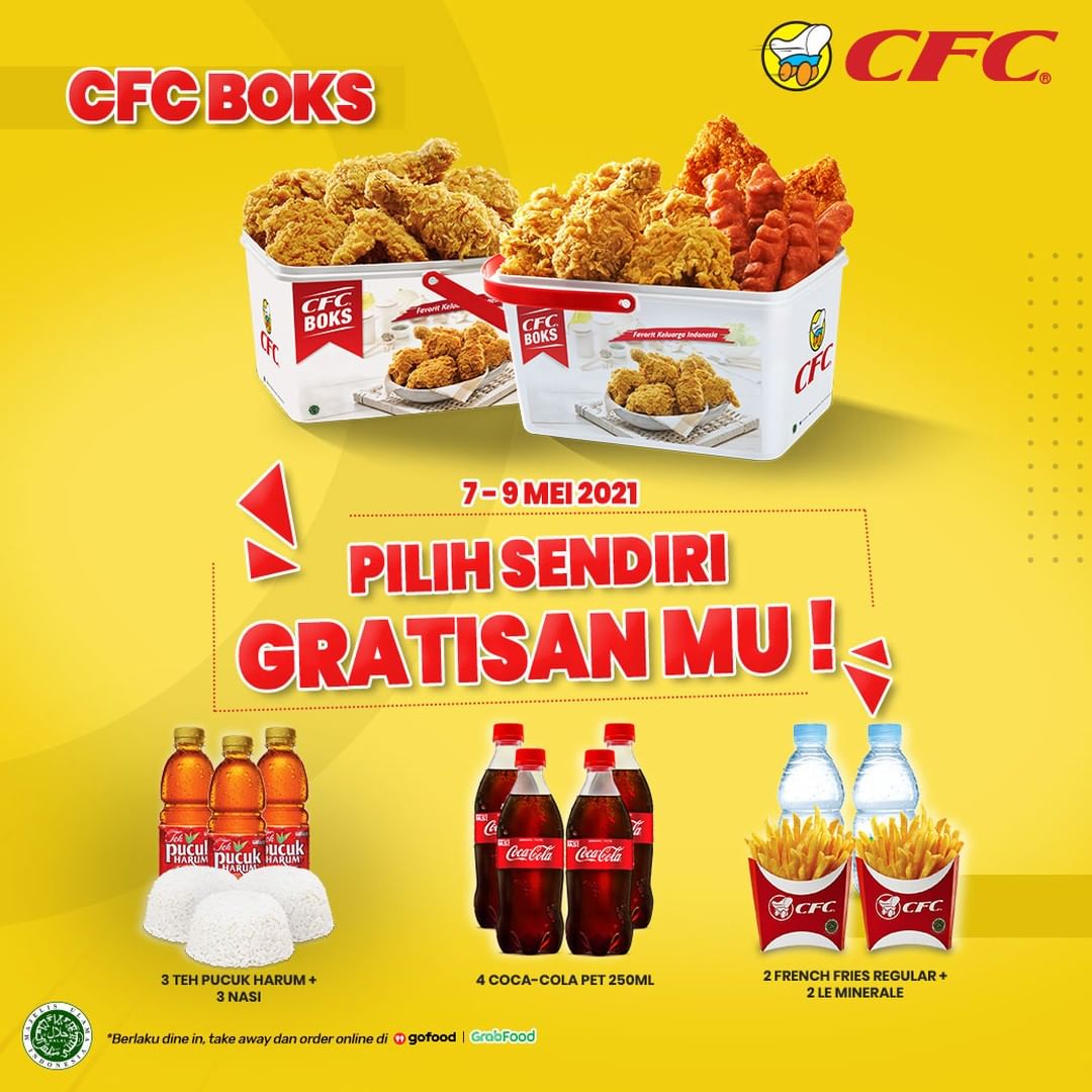 Promo CFC Terbaru CFC Boks Combo Pilih Sendiri Gratisanmu