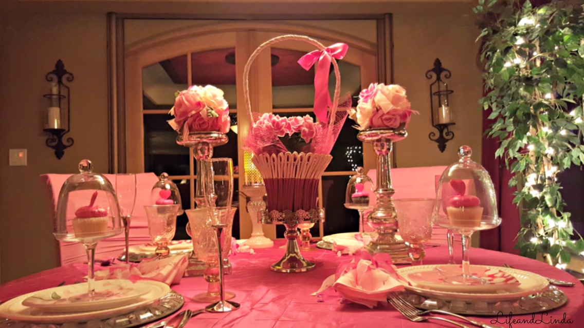 Pretty in Pink Tablescape | Life and Linda