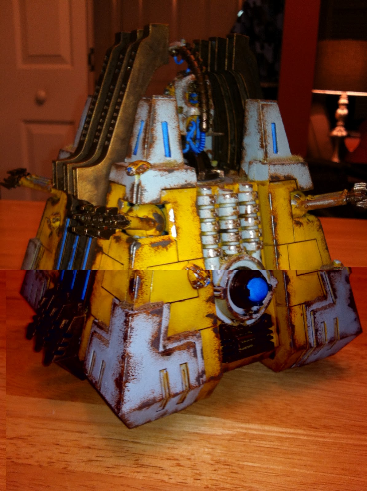 Dark Future Games: Necron Monolith Conversion Painted! The Yellow Crons ...