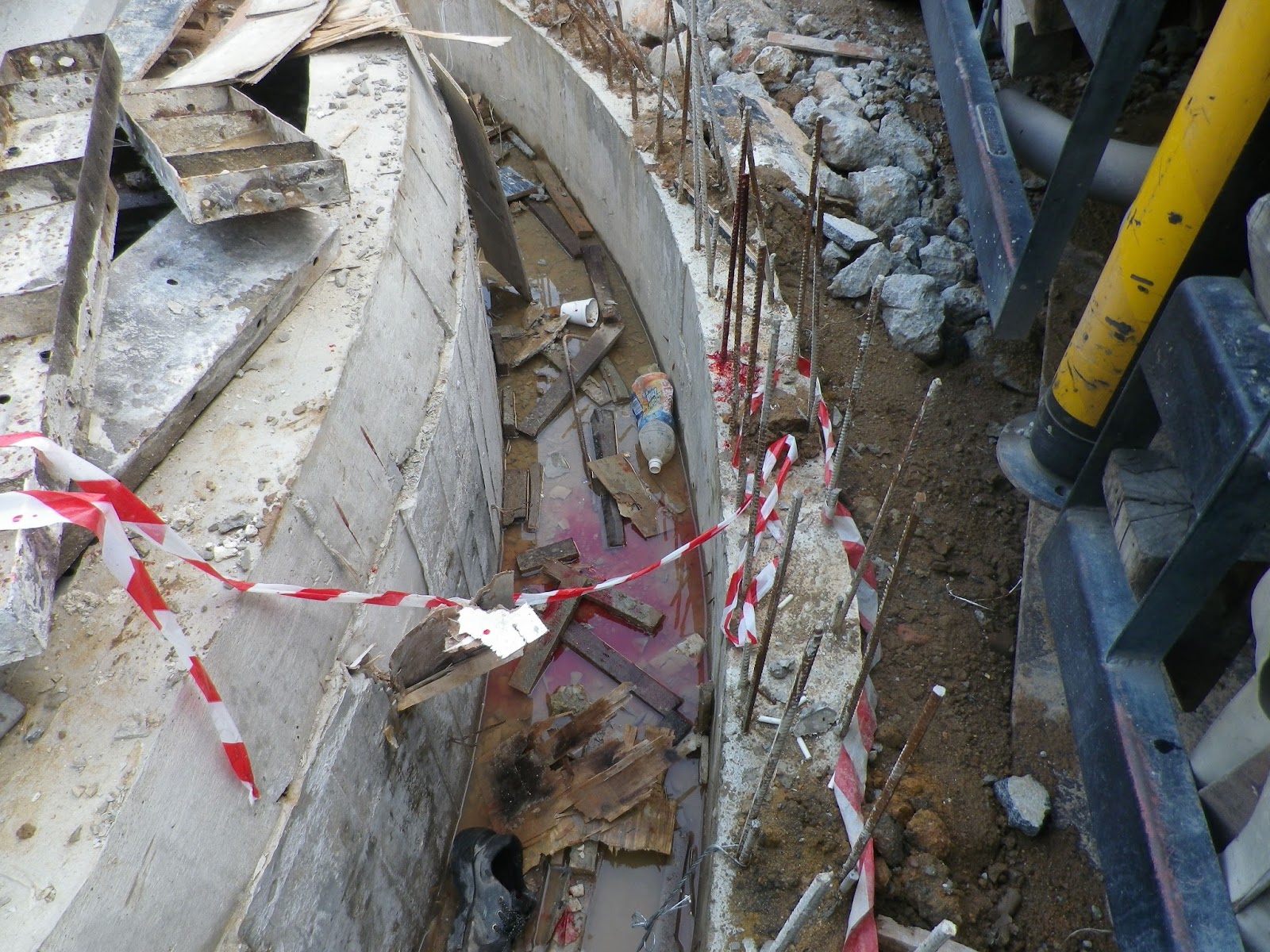 Workplace Accident Cases: Worker tripped and fell onto rebar