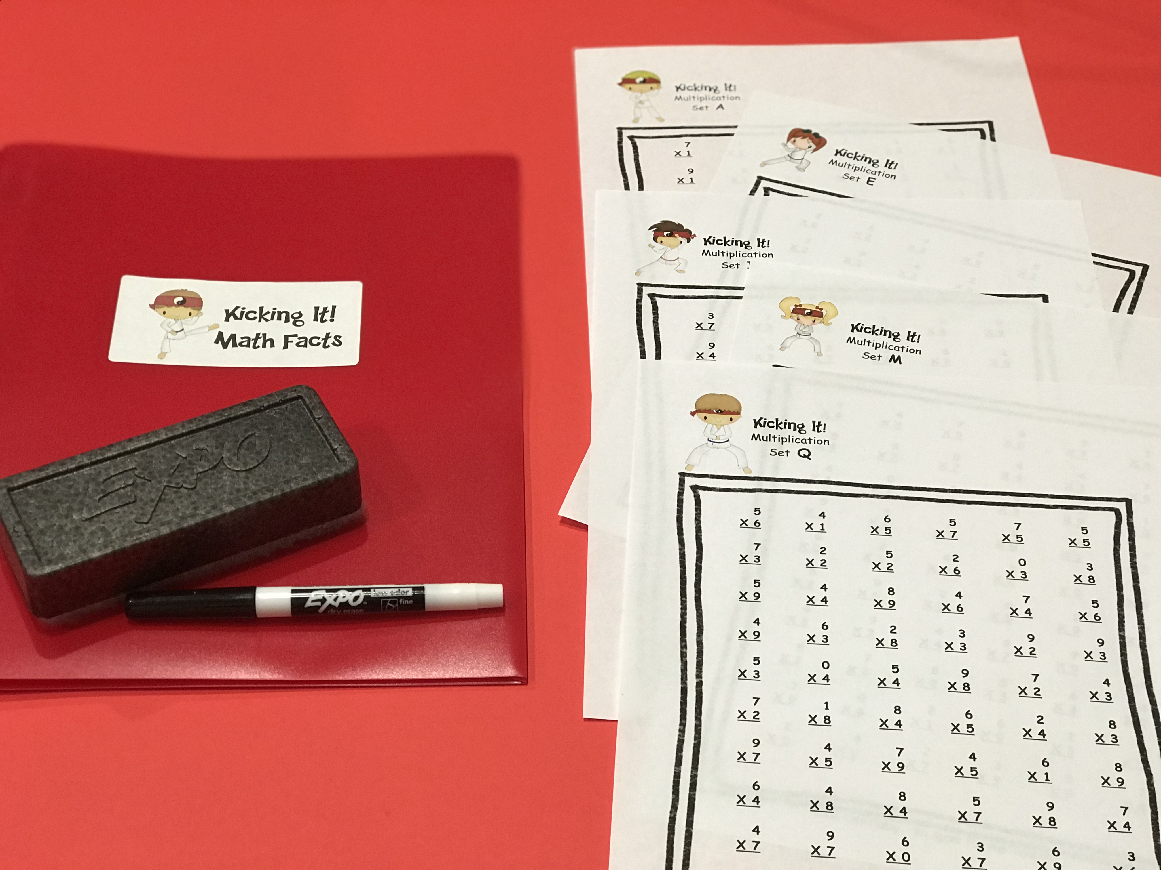 An Apple For The Teacher: Karate Math Facts Practice: A Fun and ...