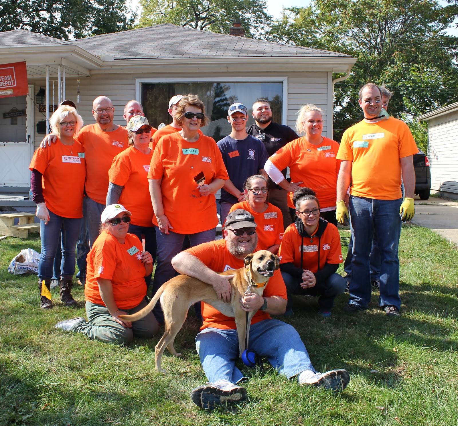 The Yellow Cape Cod: Veteran Home Makeover With Team Depot