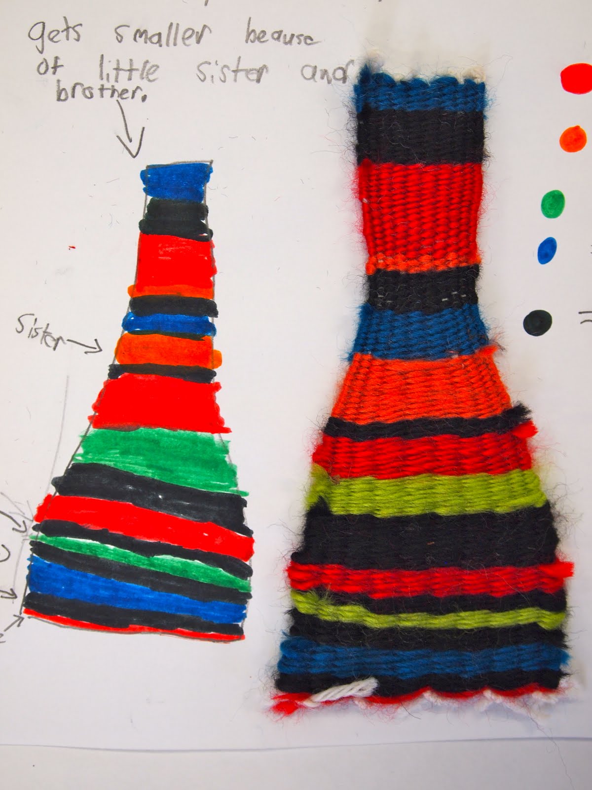 new city arts: third grade weaving part 1