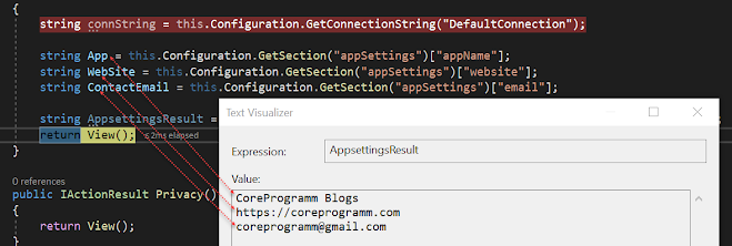 Using Configurationmanagerappsettings In Net Core Coreprogram