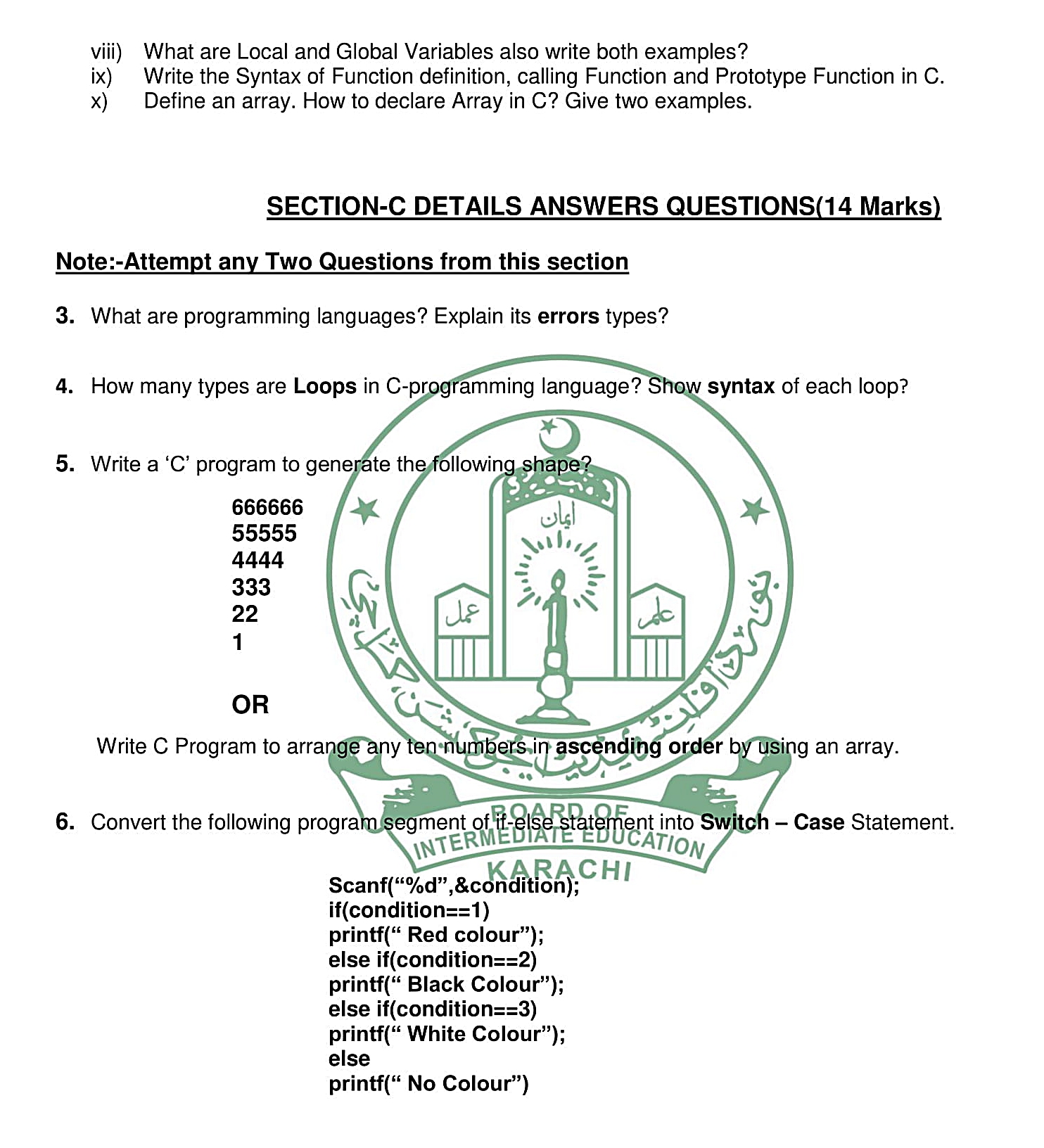 Education Is The Key To Success: Computer Science - Paper 2 ...